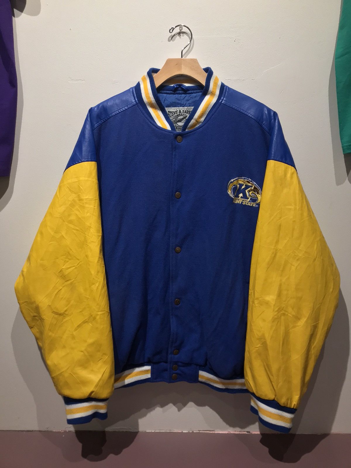 Vintage 2000 vintage retro Kent Iowa state university varsity jacket ...