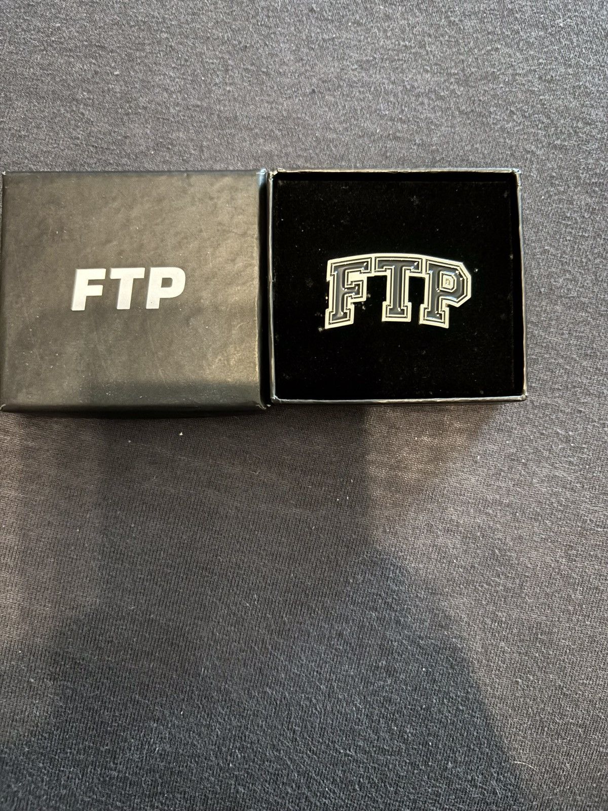 Fuck The Population FTP Arch Logo Pin | Grailed