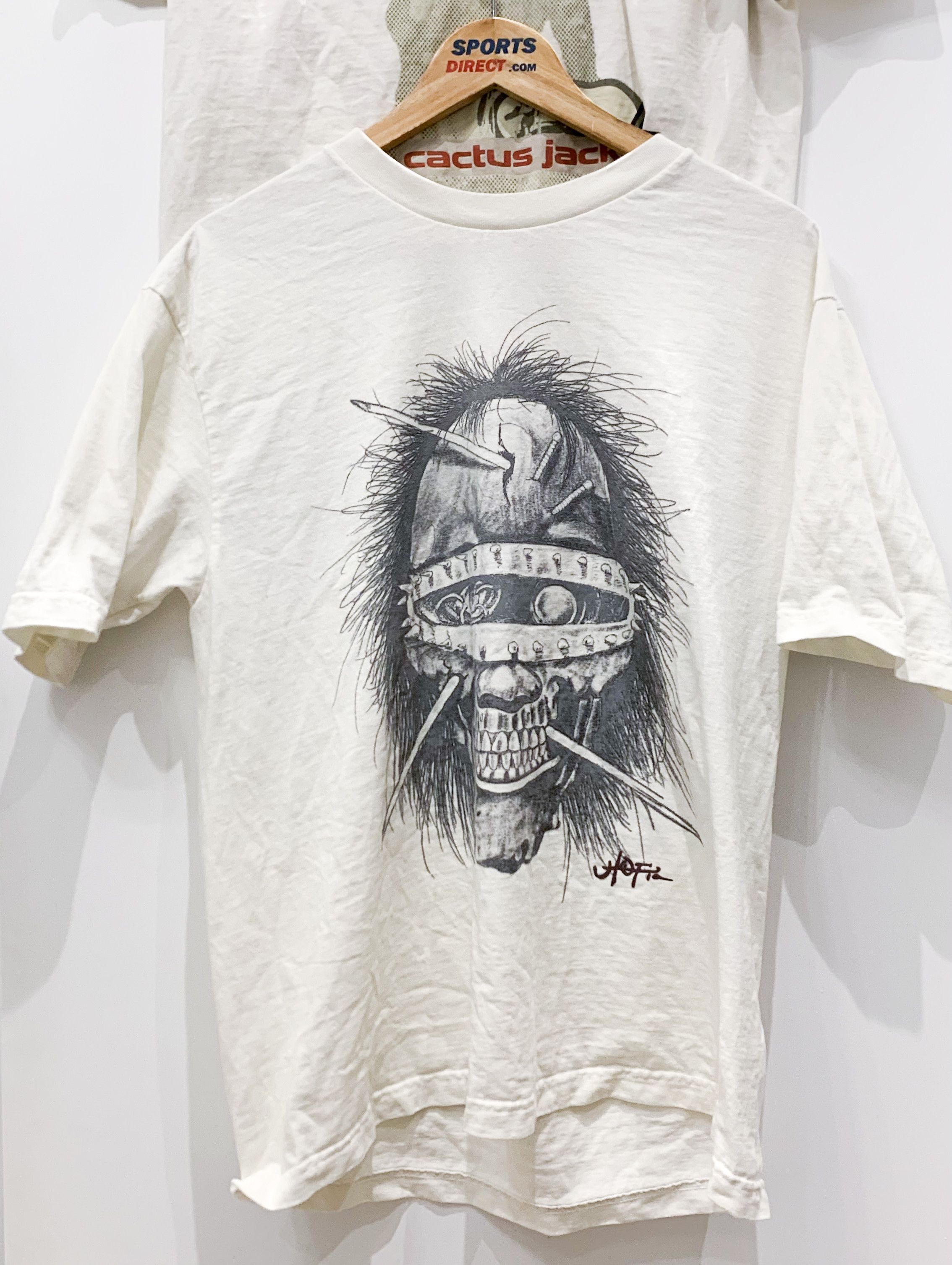 Travis Scott Travis Scott Utopia Merch C4 Box Skull Head T-SHIRT | Grailed