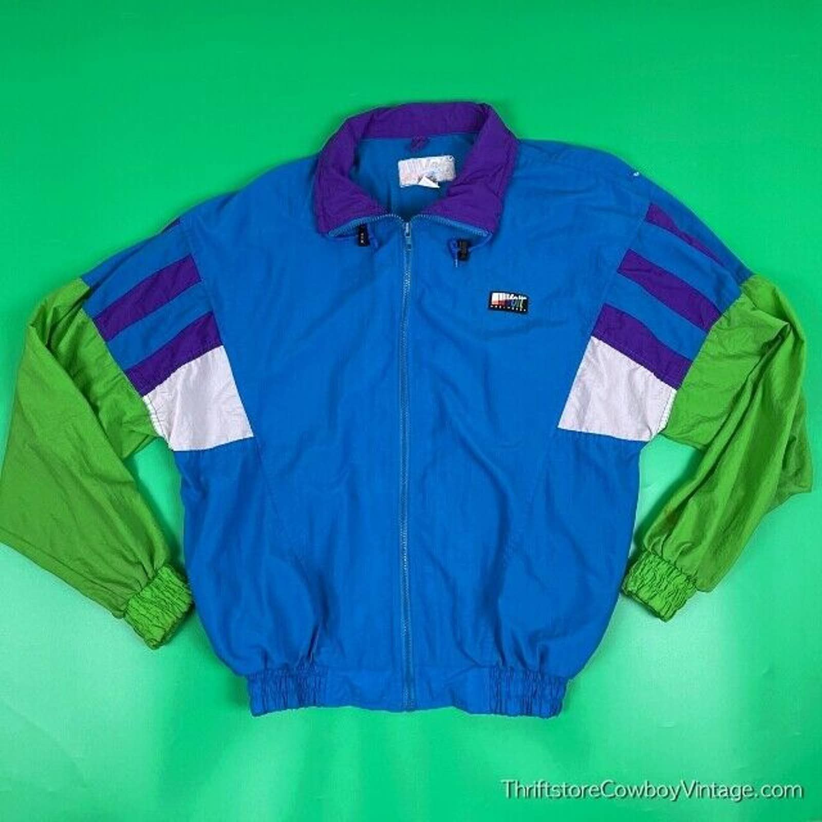 Vintage Vintage 90s Voit Equipment Windbreaker Jacket Color Block | Grailed