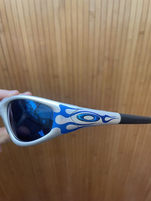Vintage Vintage Oakley Blue Flame Sunglasses RARE | Grailed