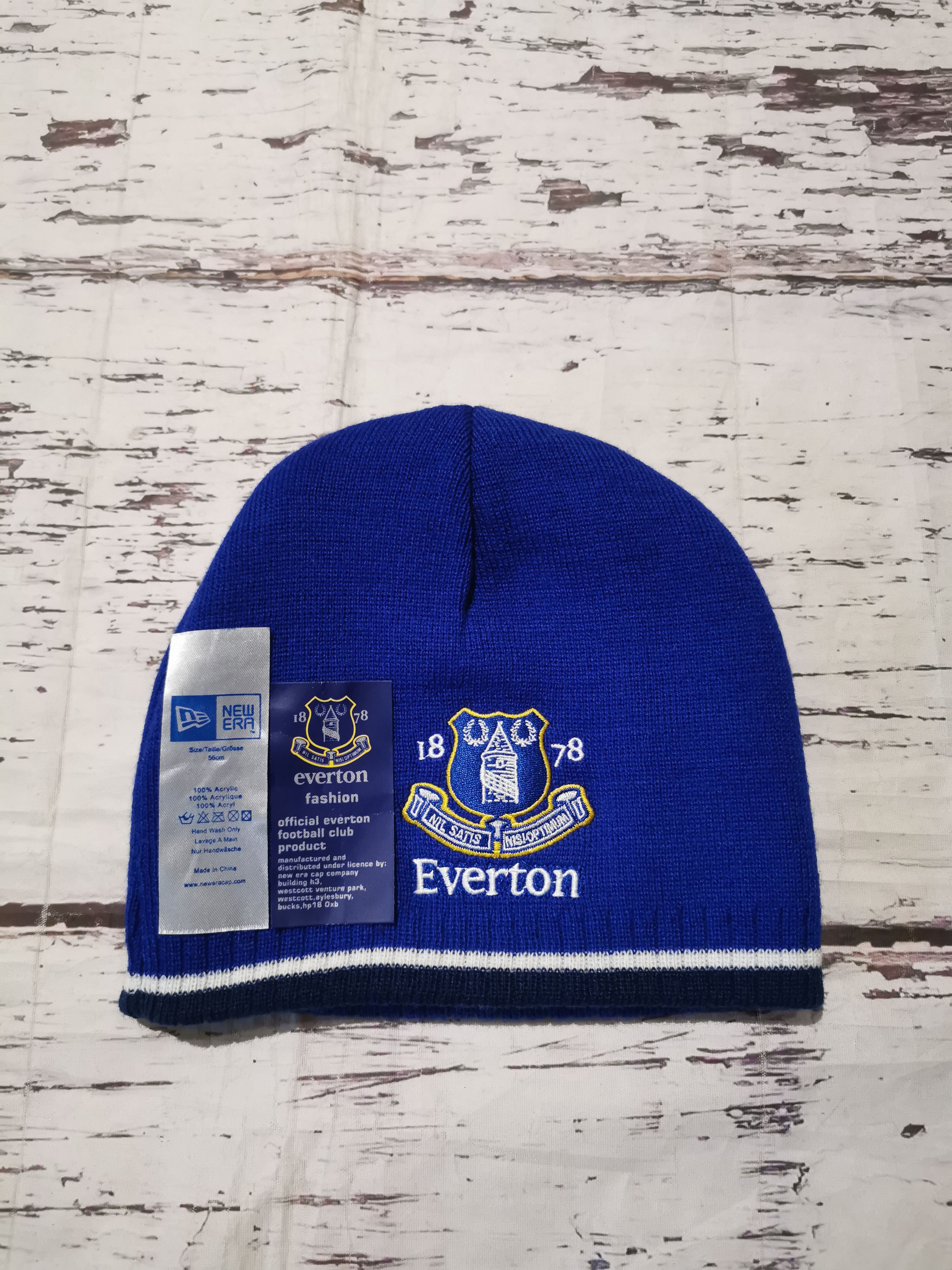 New Era × Streetwear Blue reversible new era Everton beanie hat | Grailed