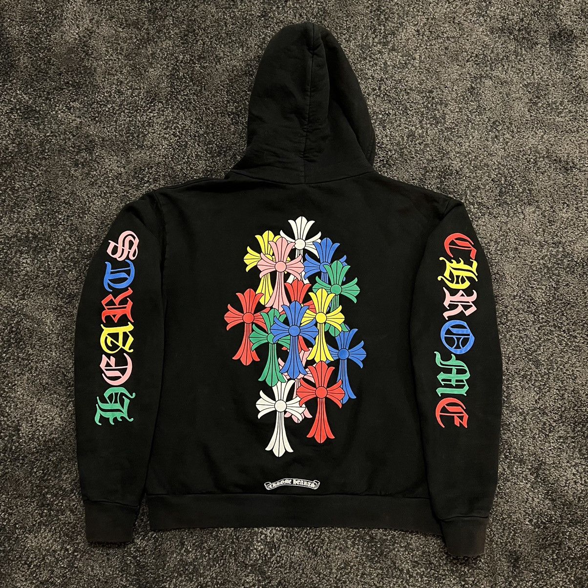 Chrome Hearts Chrome Hearts Multicolor Cross Zip Up Jacket | Grailed