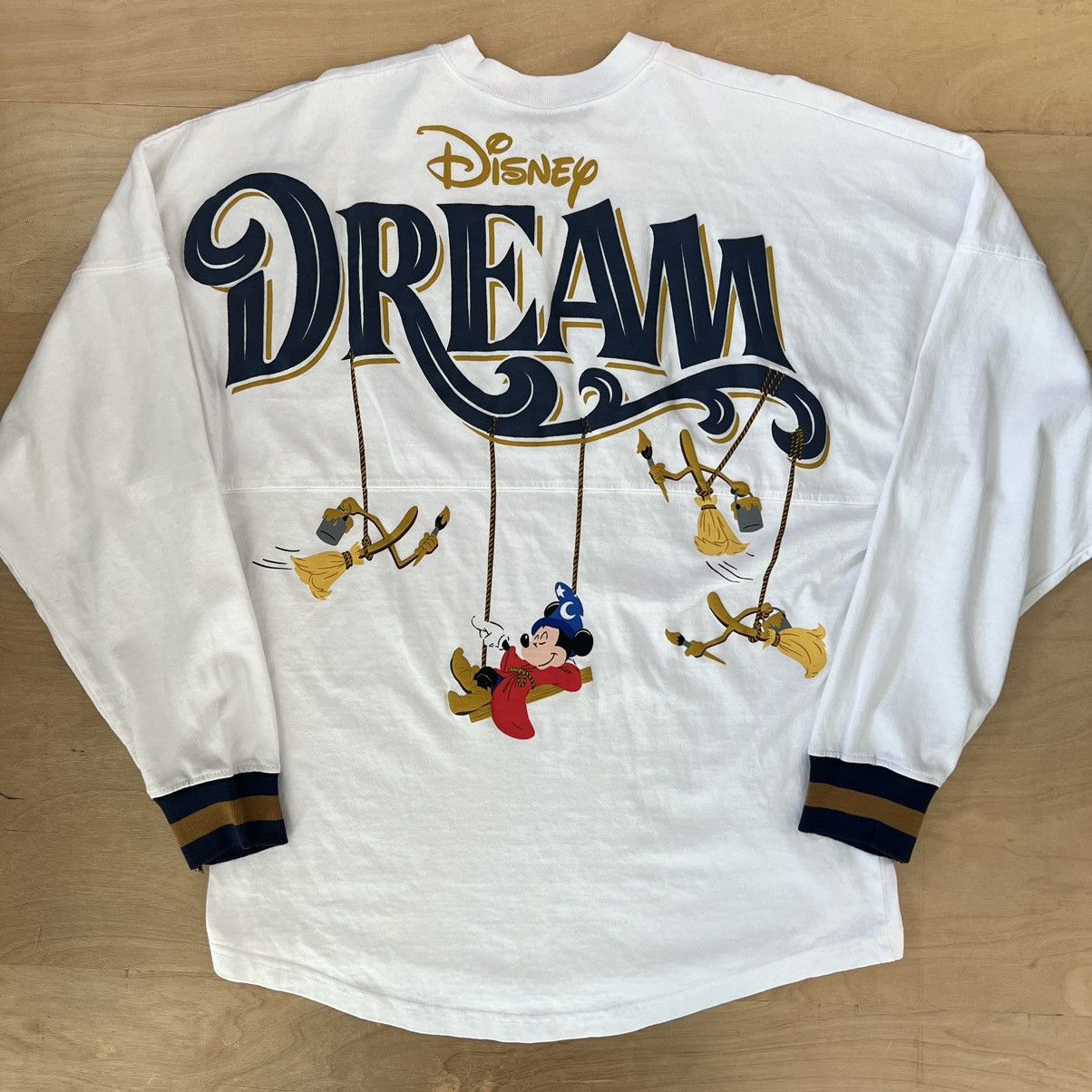 Disney × Streetwear Disney Dream Spirit Jersey S White Long Sleeve ...