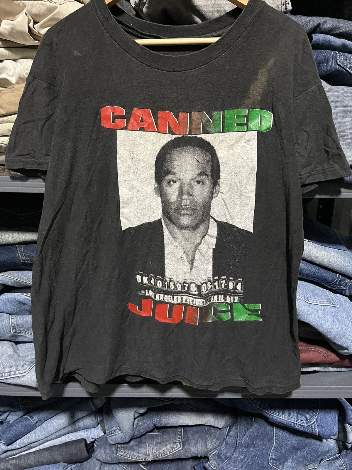 Rap Tees × Streetwear × Vintage Crazy Vintage 90s OJ Simpson Canned ...