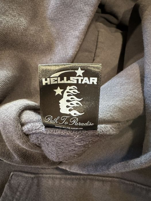 HELLSTAR Hellstar Records Tour Hoodie Vintage Black | Grailed