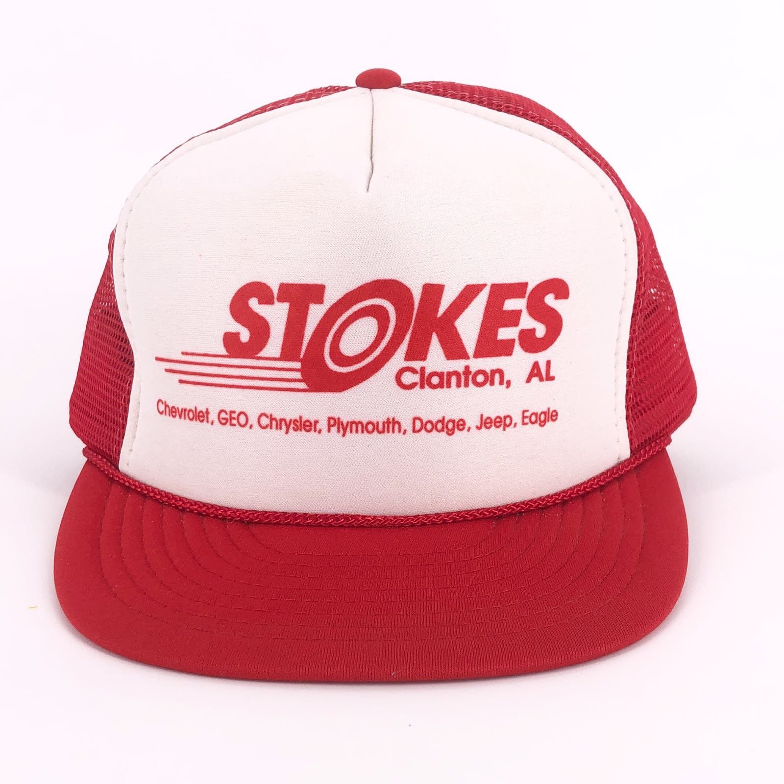 Nissan × Vintage Stokes Chevrolet Clanton Alabama trucker hat 1990s ...
