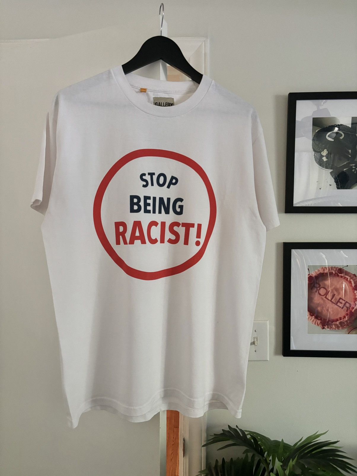 Gallery Dept. STOP BEING RACIST LOGO TEE | Grailed