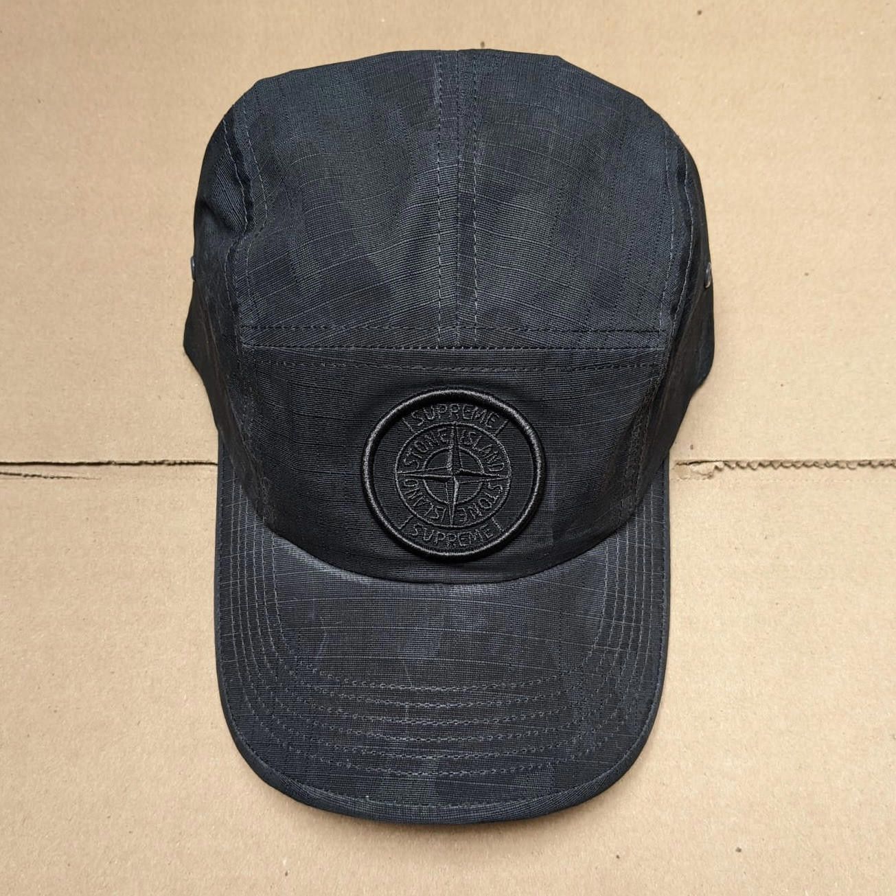 Supreme SS22 Supreme Stone Island Reactive Ice Camo Ripstop Camo Cap ...