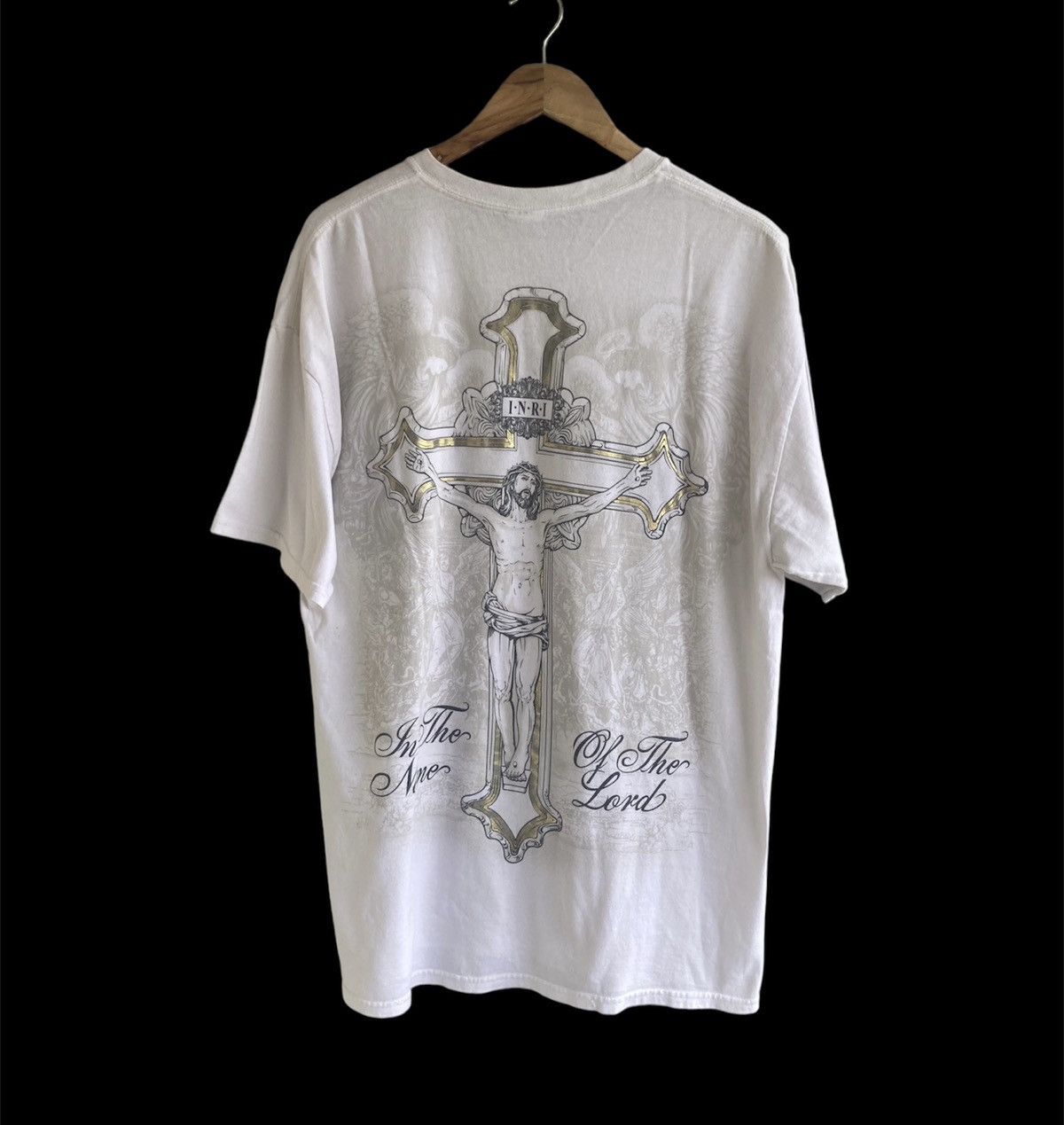 Band Tees × Streetwear × Vintage Vintage Y2K Jesus Tee In The Name Of ...