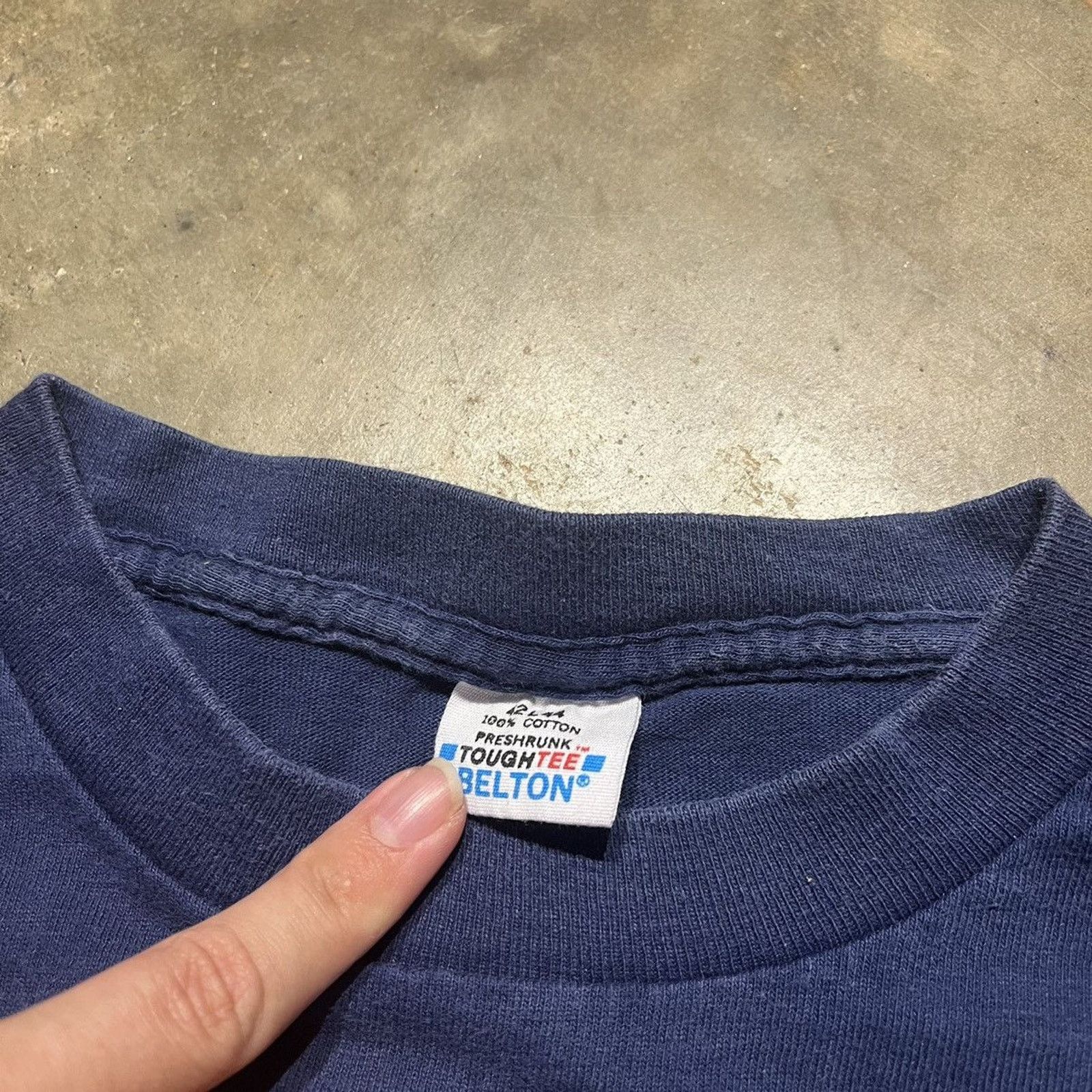 Vintage Vintage 80s The Charlotte Observer Marathon Navy T-Shirt | Grailed