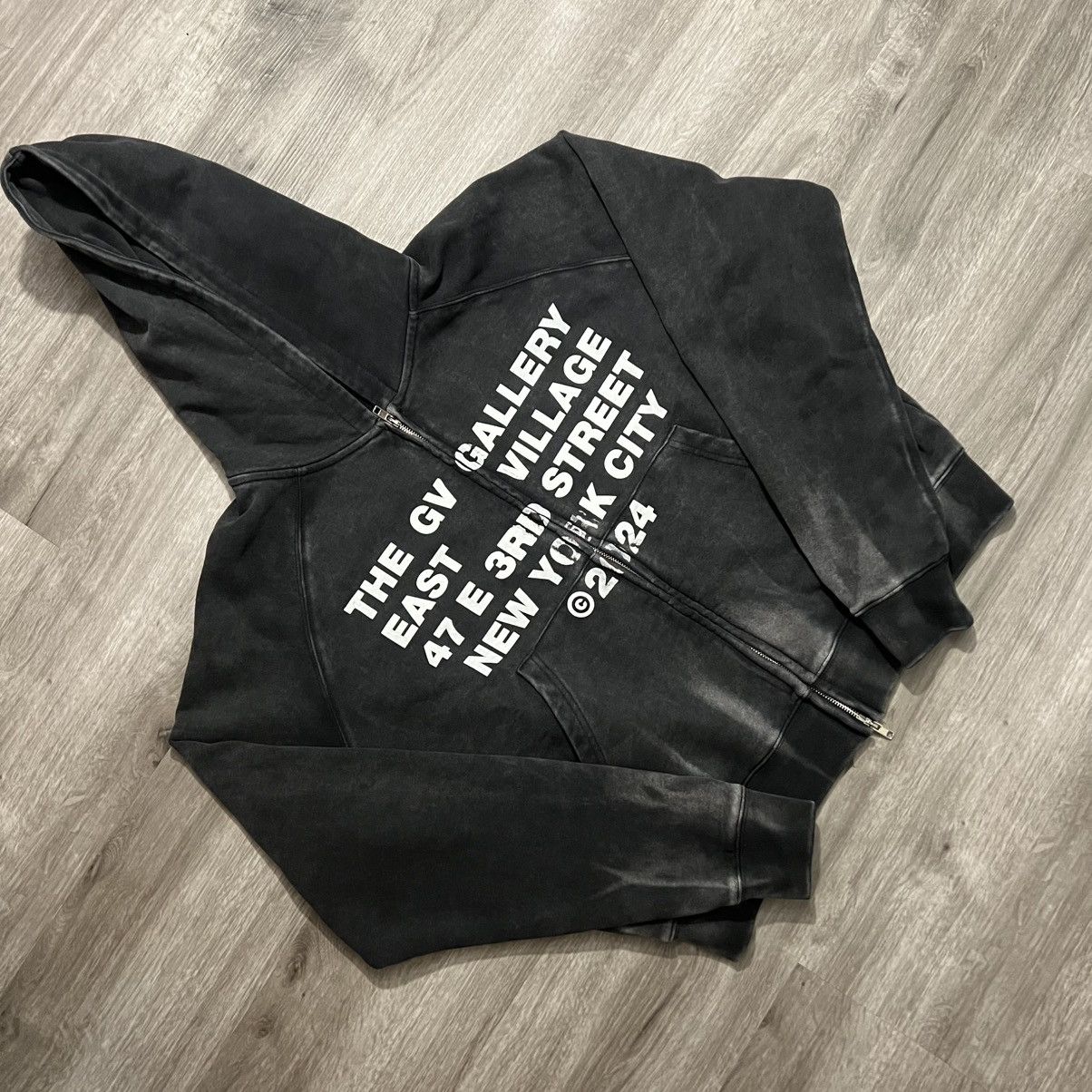 The GV Gallery GV Gallery Raspberry Hills NYC Pop Up Zip Up Hoodie ...