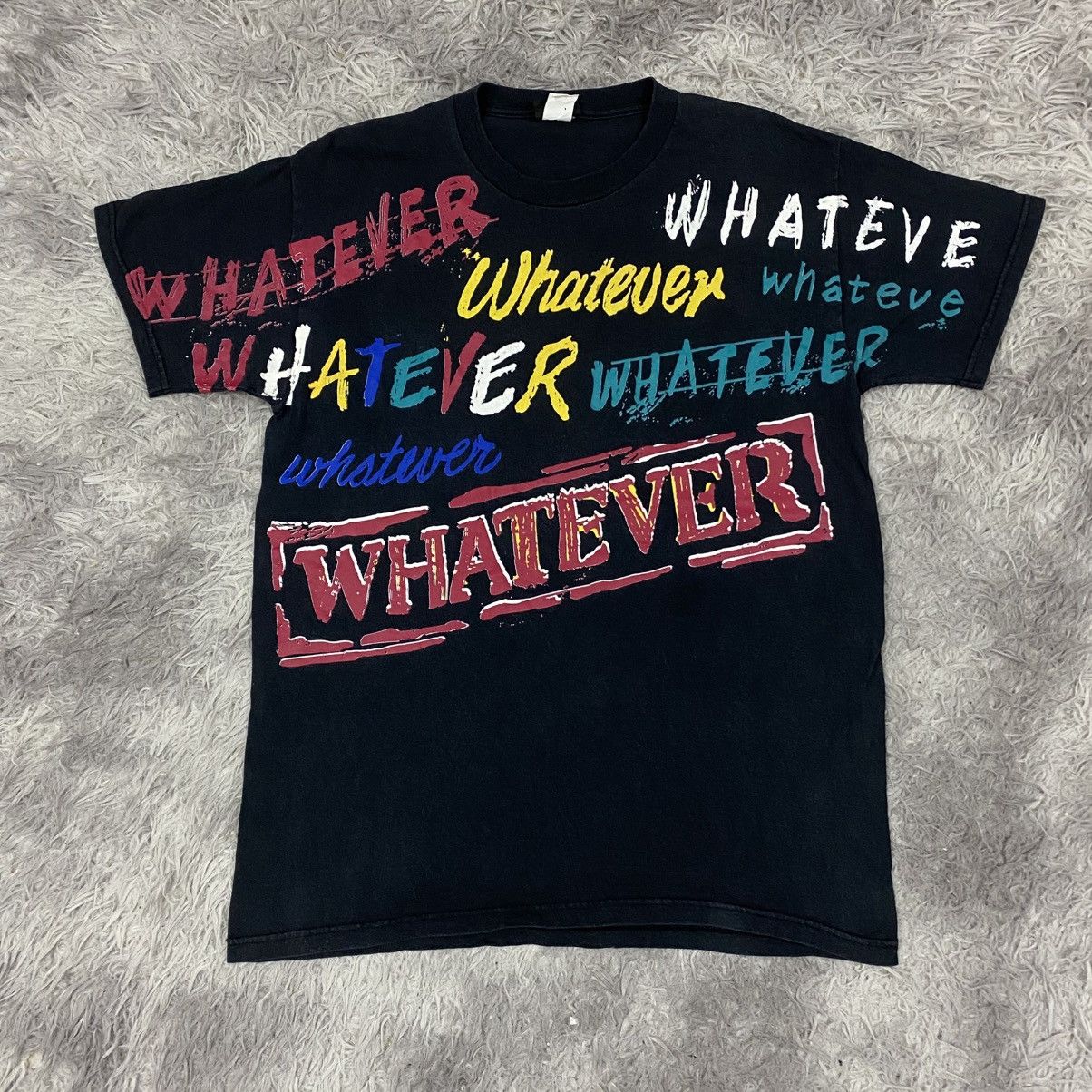Made In Usa × Vintage Vintage wording whatever | Grailed