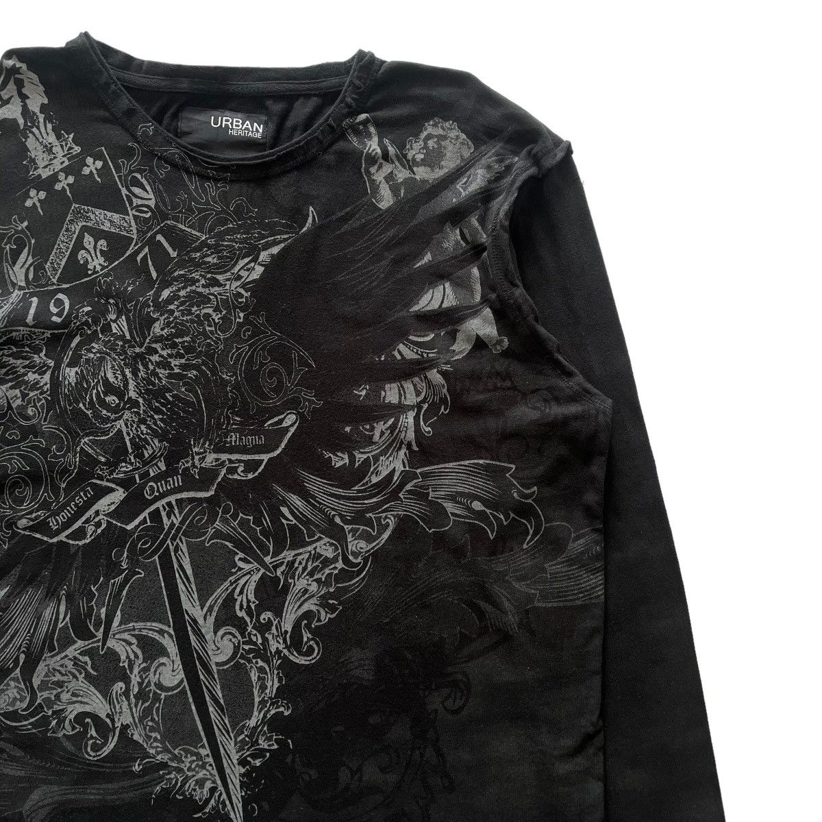 Vintage Urban Heritage Sword Wing Cyber Y2K Style Long Sleeve | Grailed