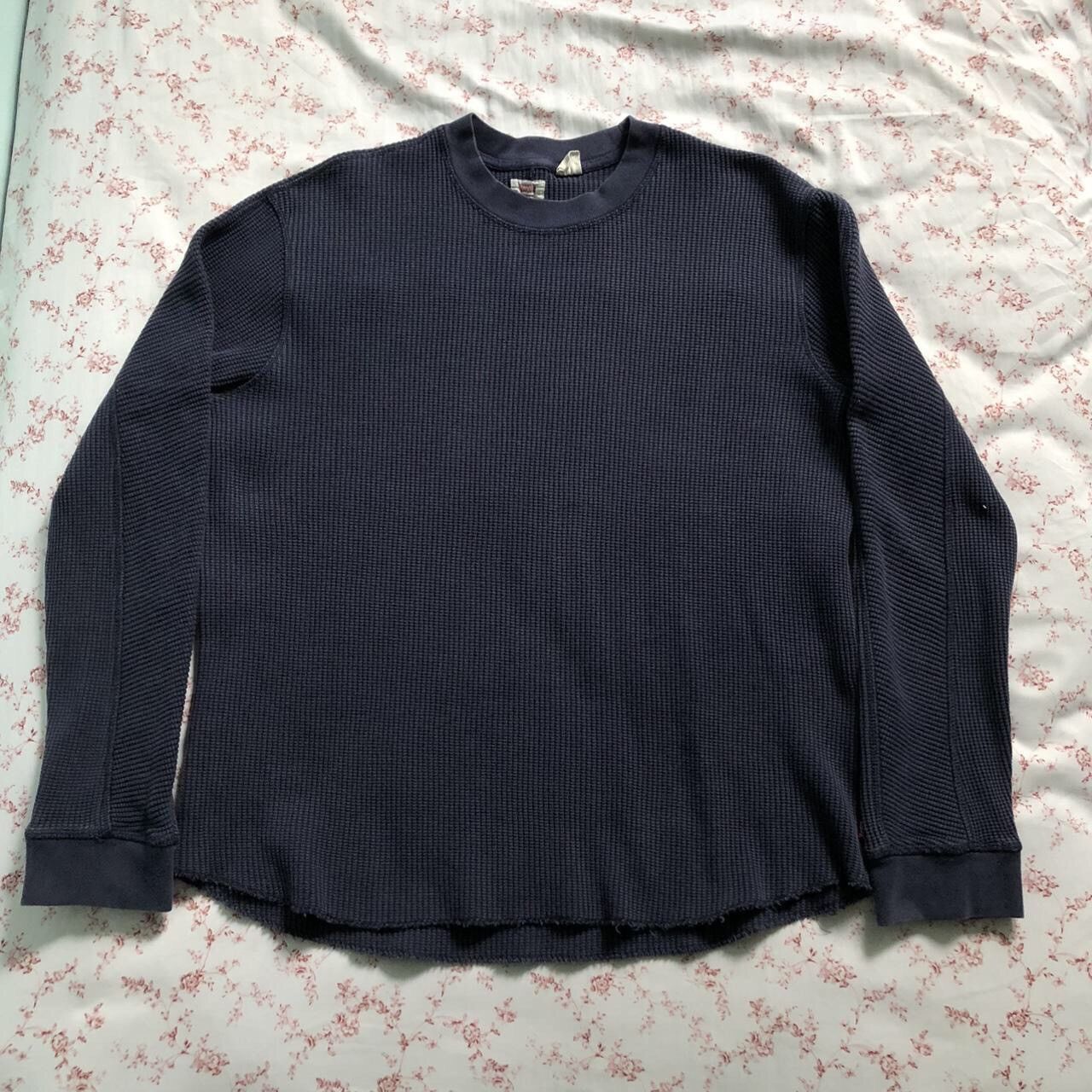 Levi's Navy blue Levi’s thermal Longsleeve | Grailed