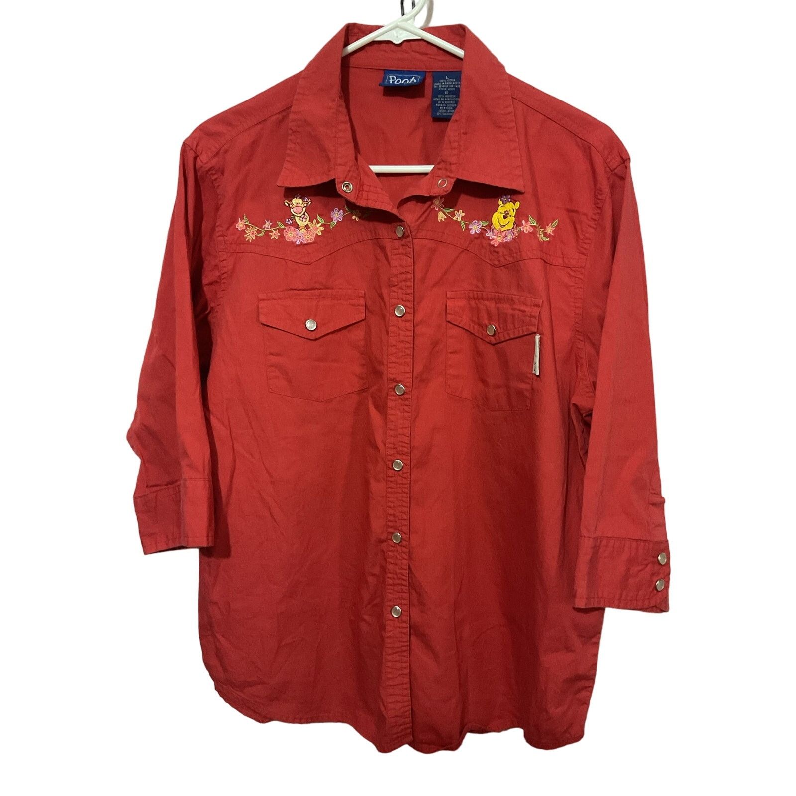 Disney VTG Disney Jerry Leigh Pooh Western Shirt Large | Grailed