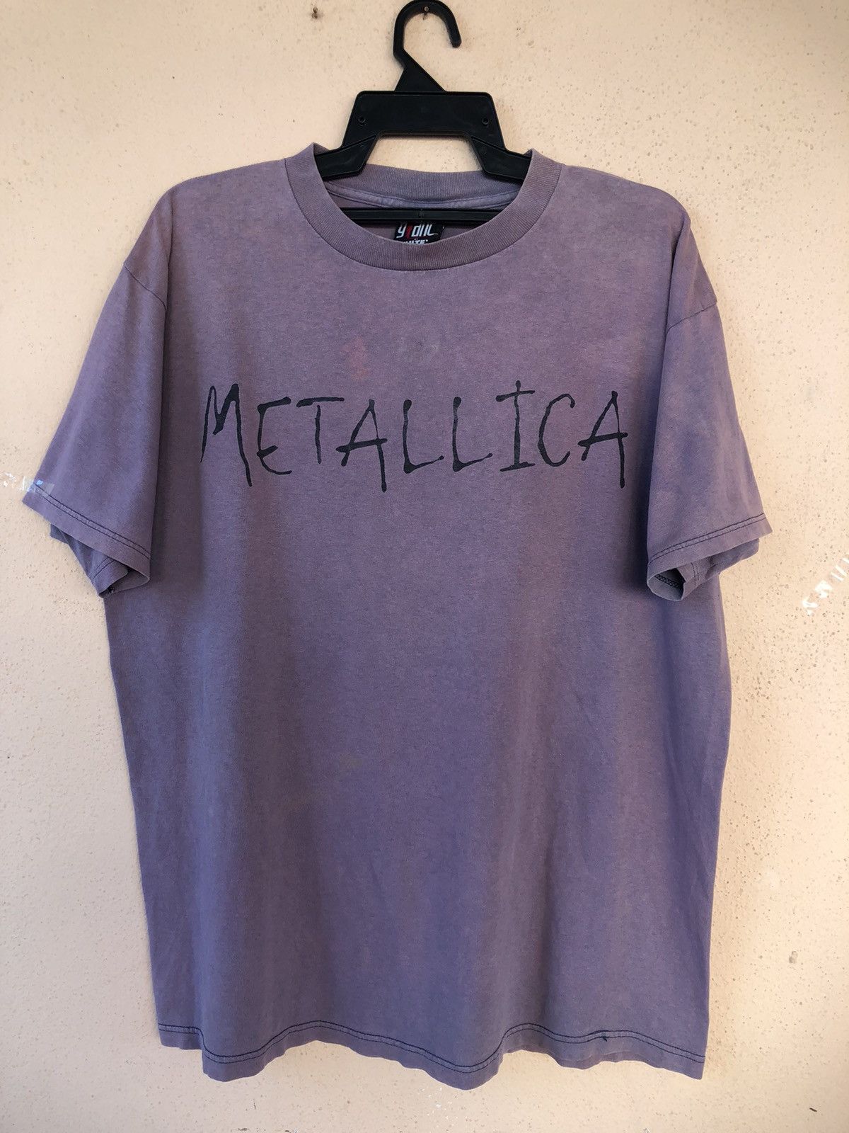 Band Tees × Metallica × Vintage Vintage 90s Metallica Simple Spellout ...