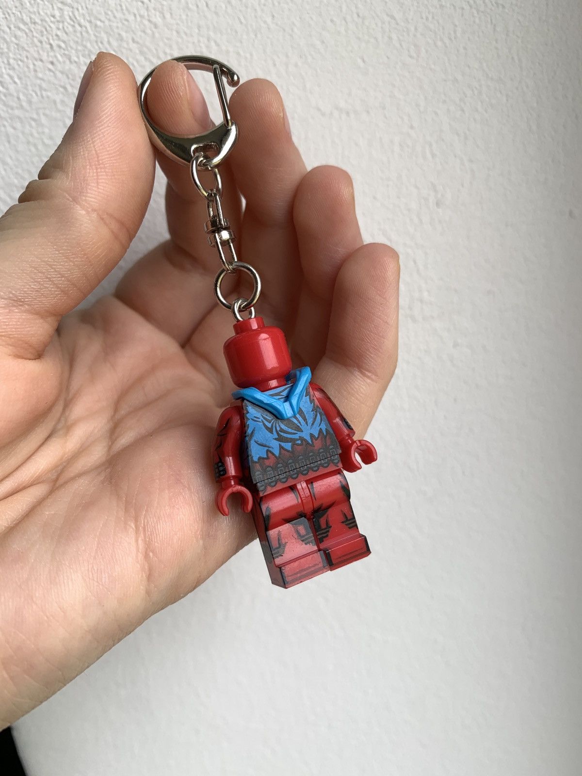LEGO × Marvel Comics Scarlet Spider man lego minifigure keychain | Grailed