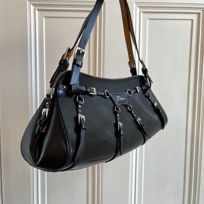 Dior Christian Dior Bondage Leather Shoulder Bag Grailed