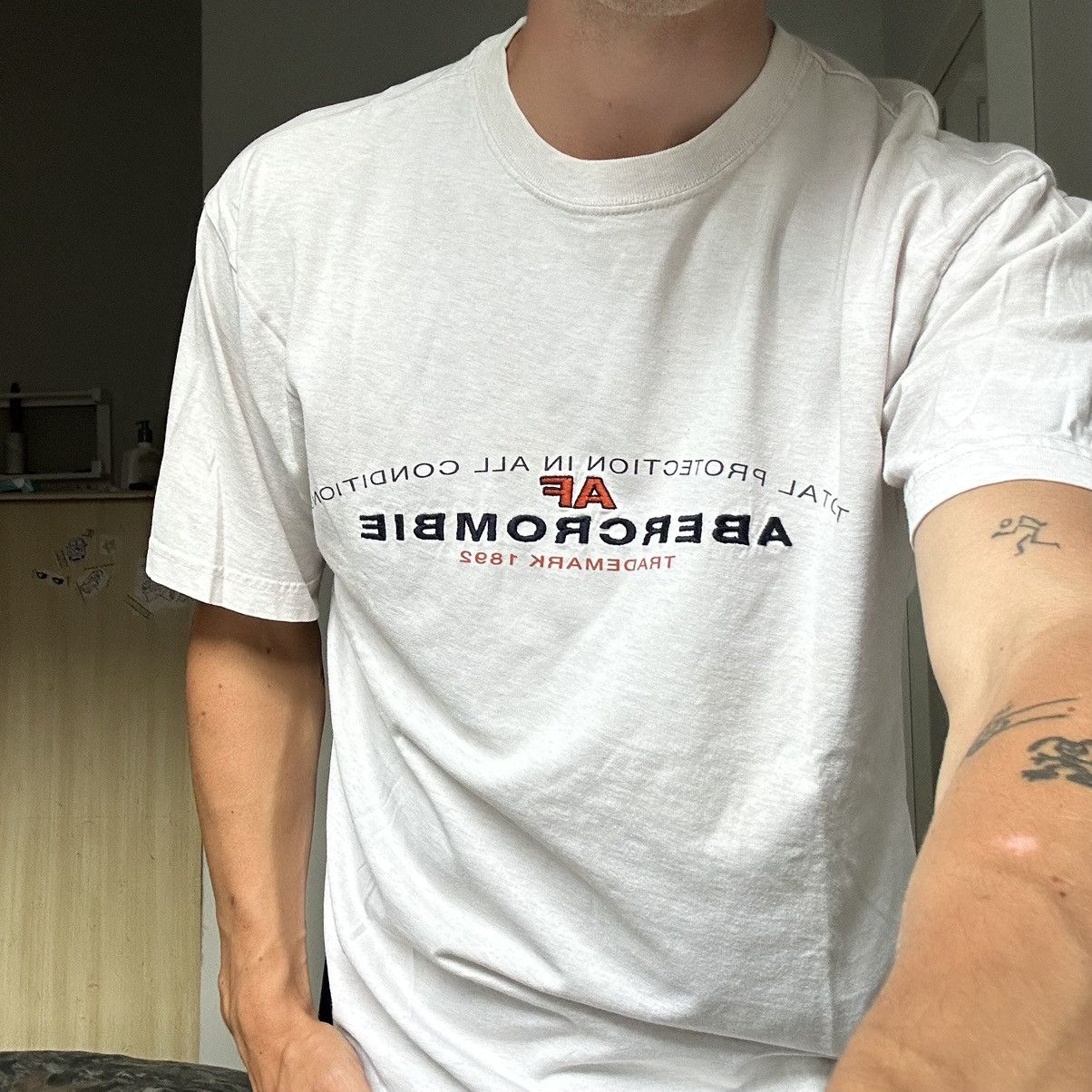 Vintage Vintage Worn Abercrombie & Fitch Sporty Embroidered Shirt | Grailed