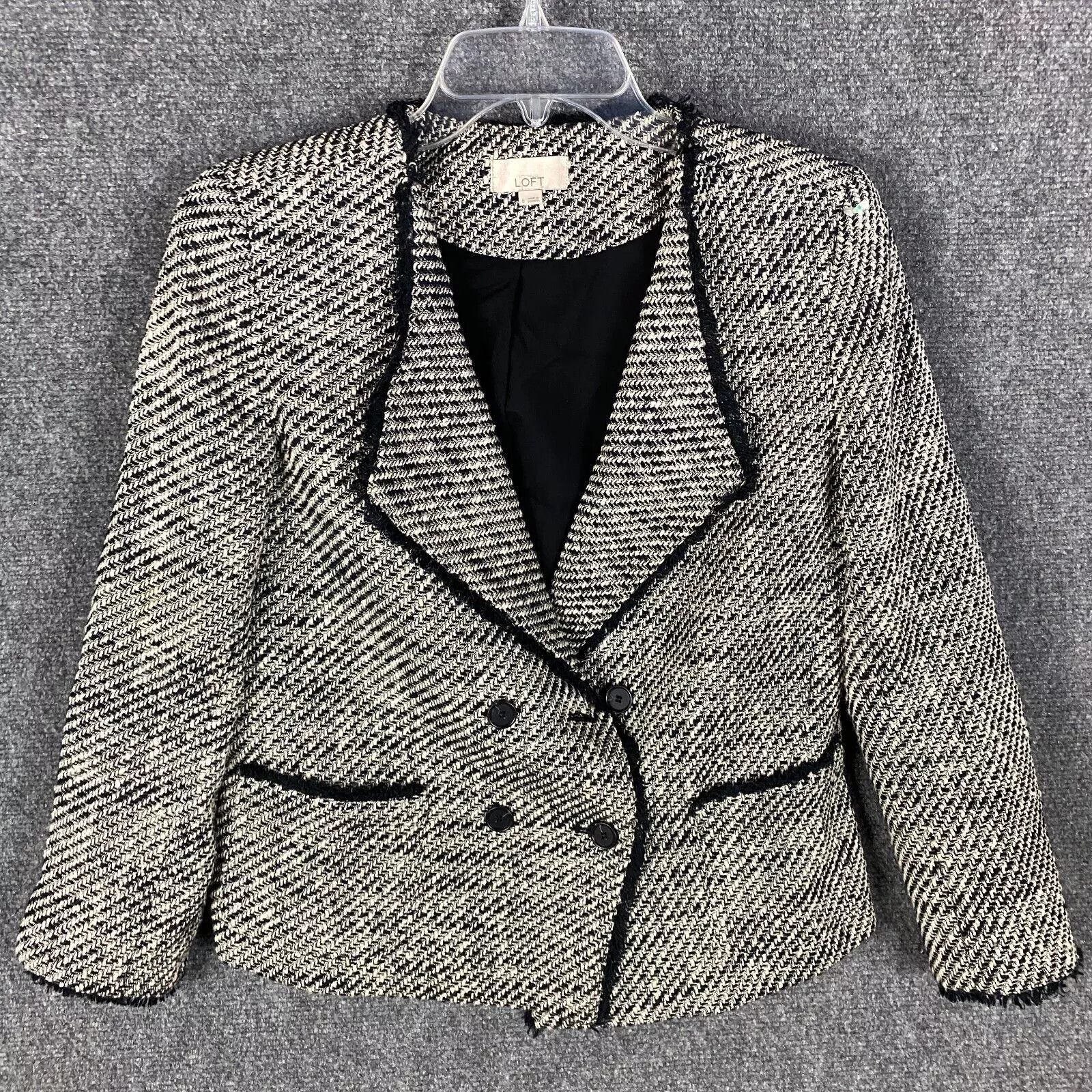 Loft LOFT Blazer Women's Size 6 Knit Cotton Blend Adults | Grailed