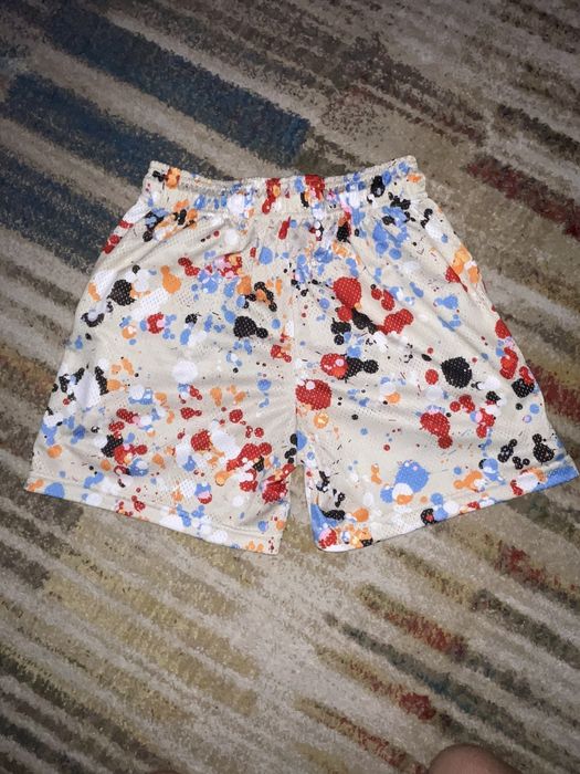 Eric Emanuel Eric Emanuel Paint Splatter Shorts | Grailed
