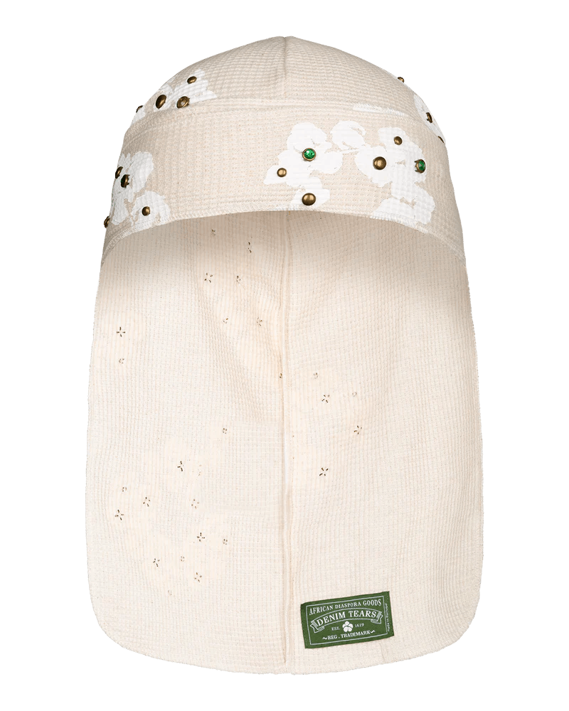 DENIM TEARS Denim Tears Cotton Wreath Rhinestone Du-Rag | Grailed