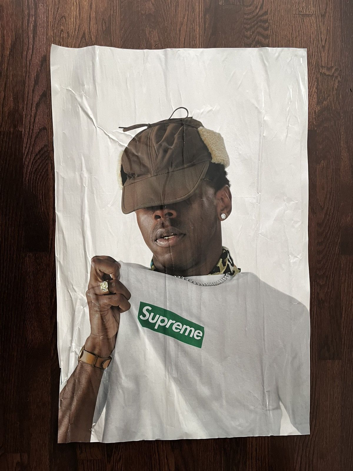 Supreme × Tyler The Creator Supreme Tyler the Creator Poster Box Logo ...