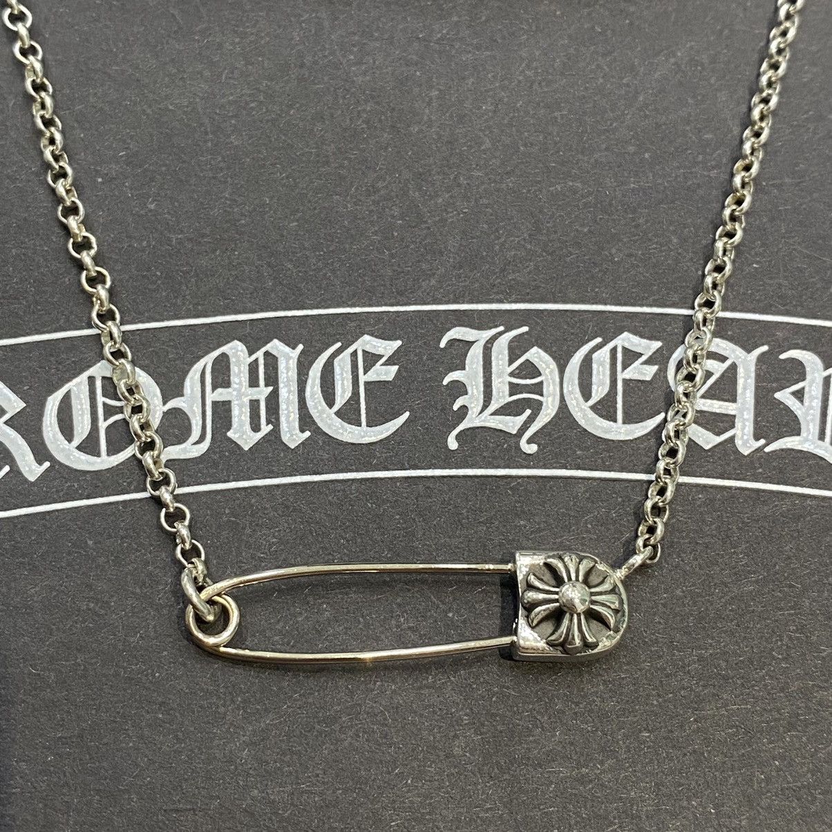 Chrome Hearts Safety Pin Necklace