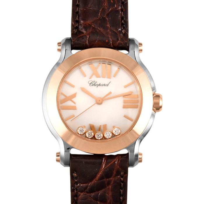 Chopard CHOPARD Happy Sports Mark 2 5P Diamond Ladies Quartz Watch SS ...