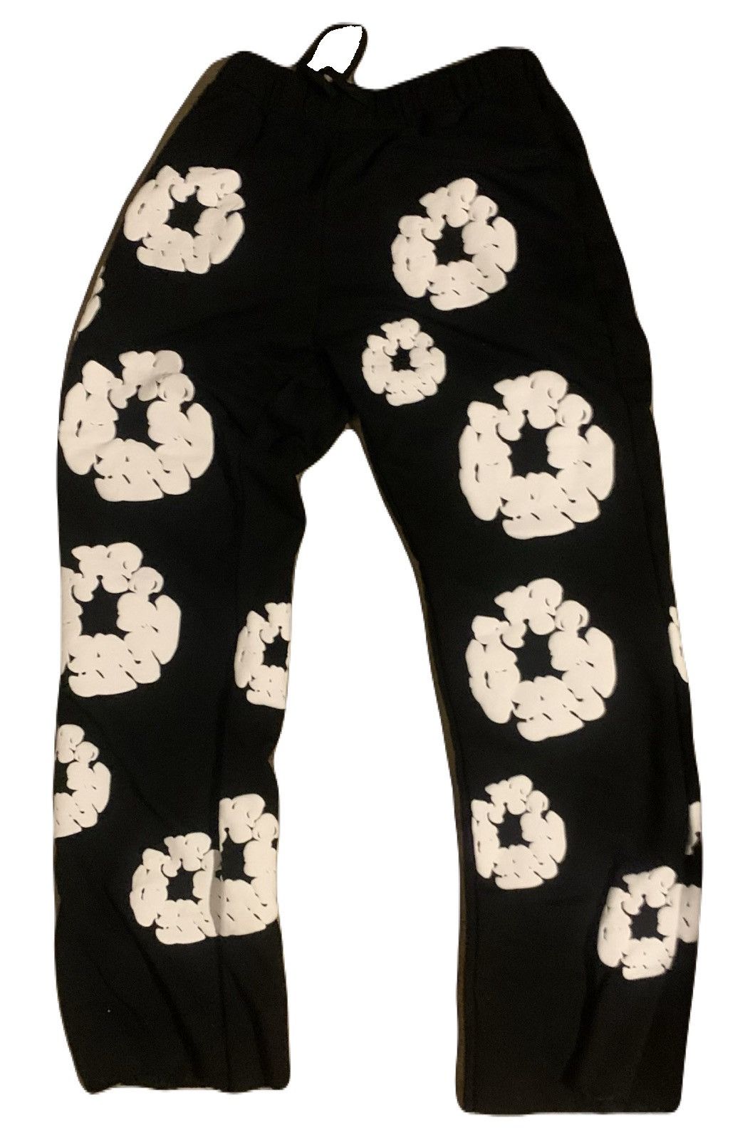 DENIM TEARS Denim Tear X ReadyMade Wreath Sweatpants ‘Black’ | Grailed