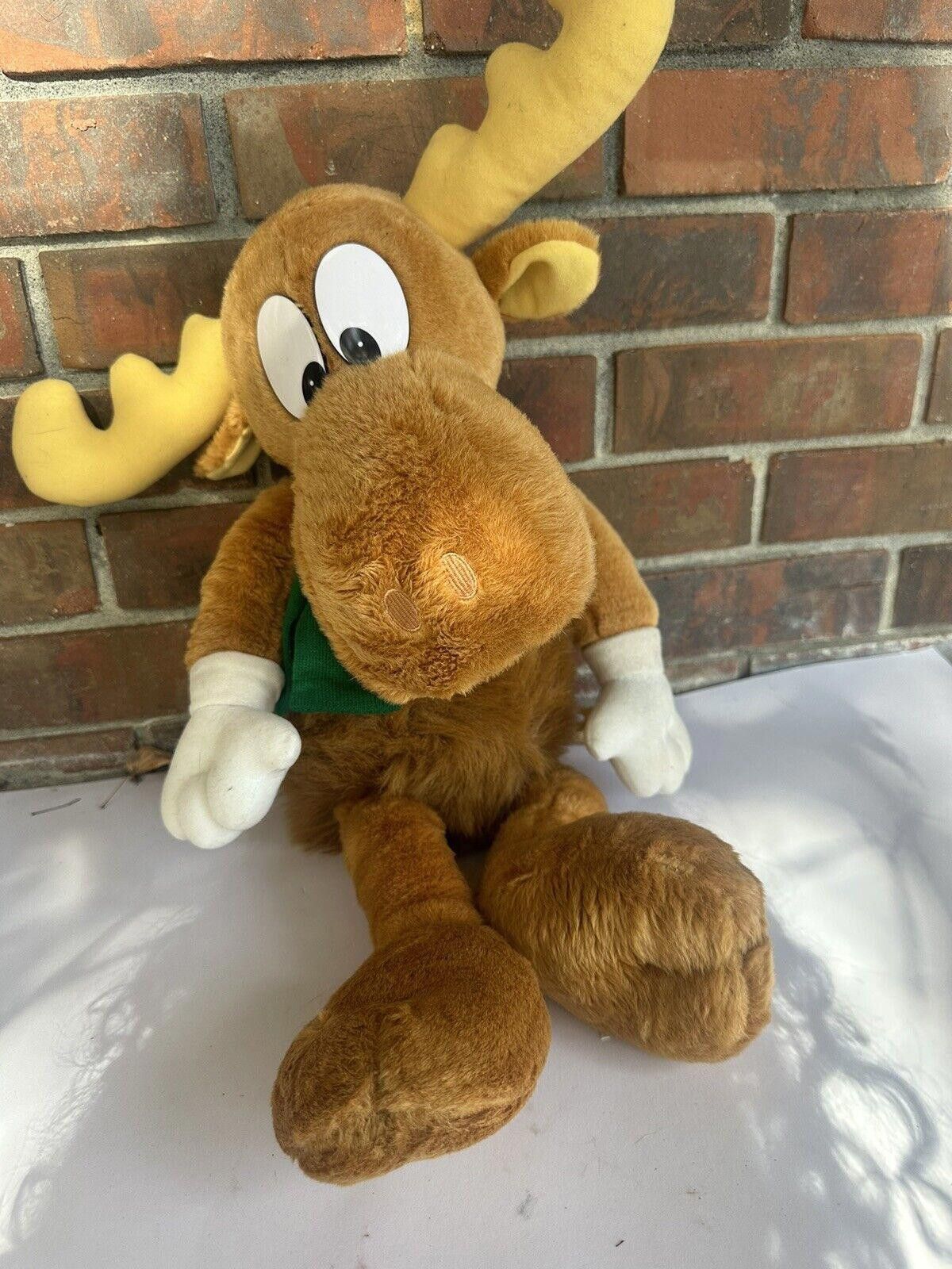 Designer Vintage Bullwinkle Moose Plush Stuffed 1996 Macy’s 24 inch ...