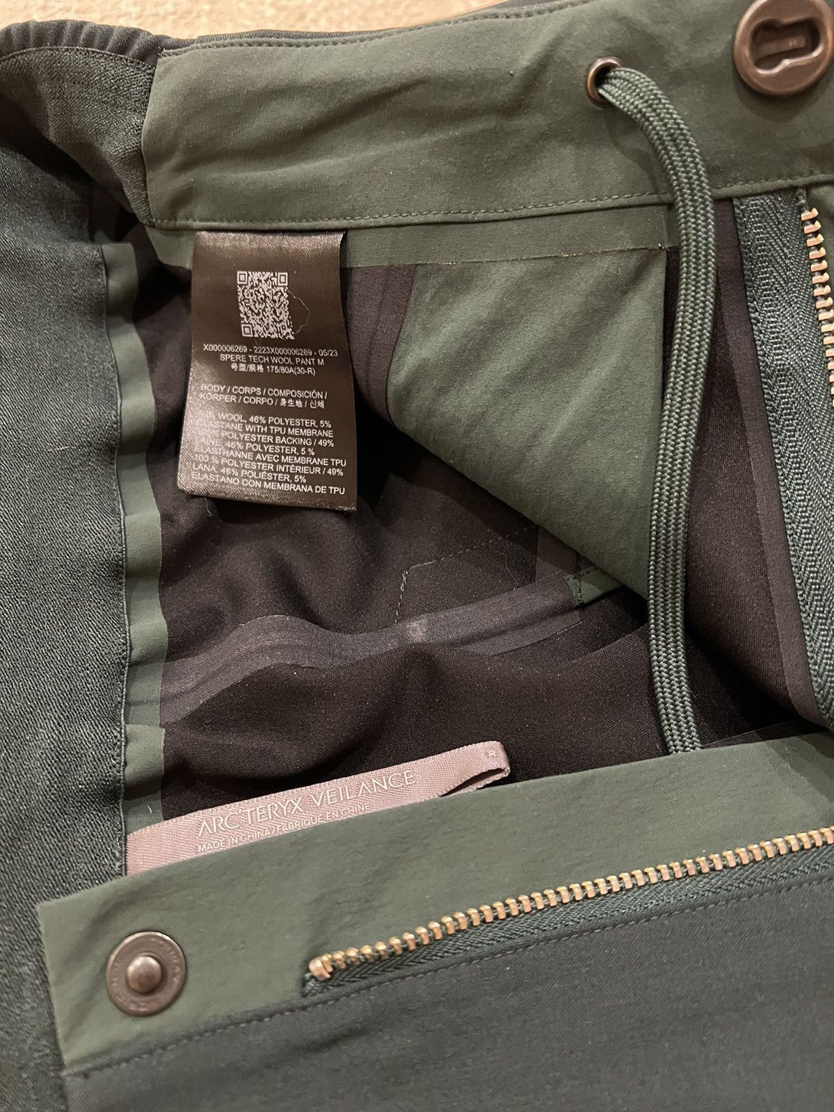 Arc'Teryx Veilance ARC'TERYX VEILANCE SPERE TECH WOOL PANT | Grailed