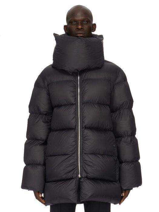 Rick Owens RICK OWENS JACKET LEATHER PUFFER GIMP BOMBER DENIM SLAVE ...