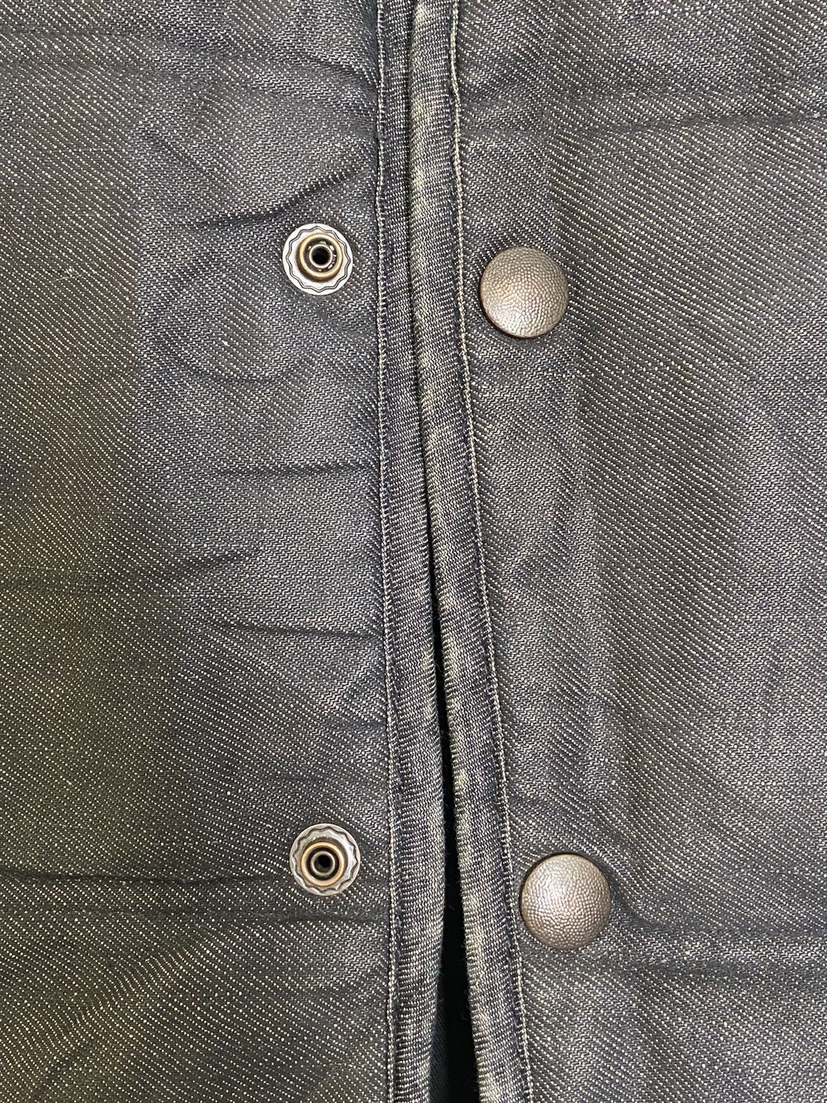 Diesel Vintage 2000s Diesel Dragon Dark Denim Puffer Vest | Grailed