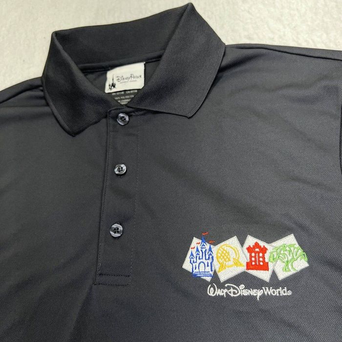 Disney Disney Parks Walt Disney World Four Parks Logo Athletic Polo ...