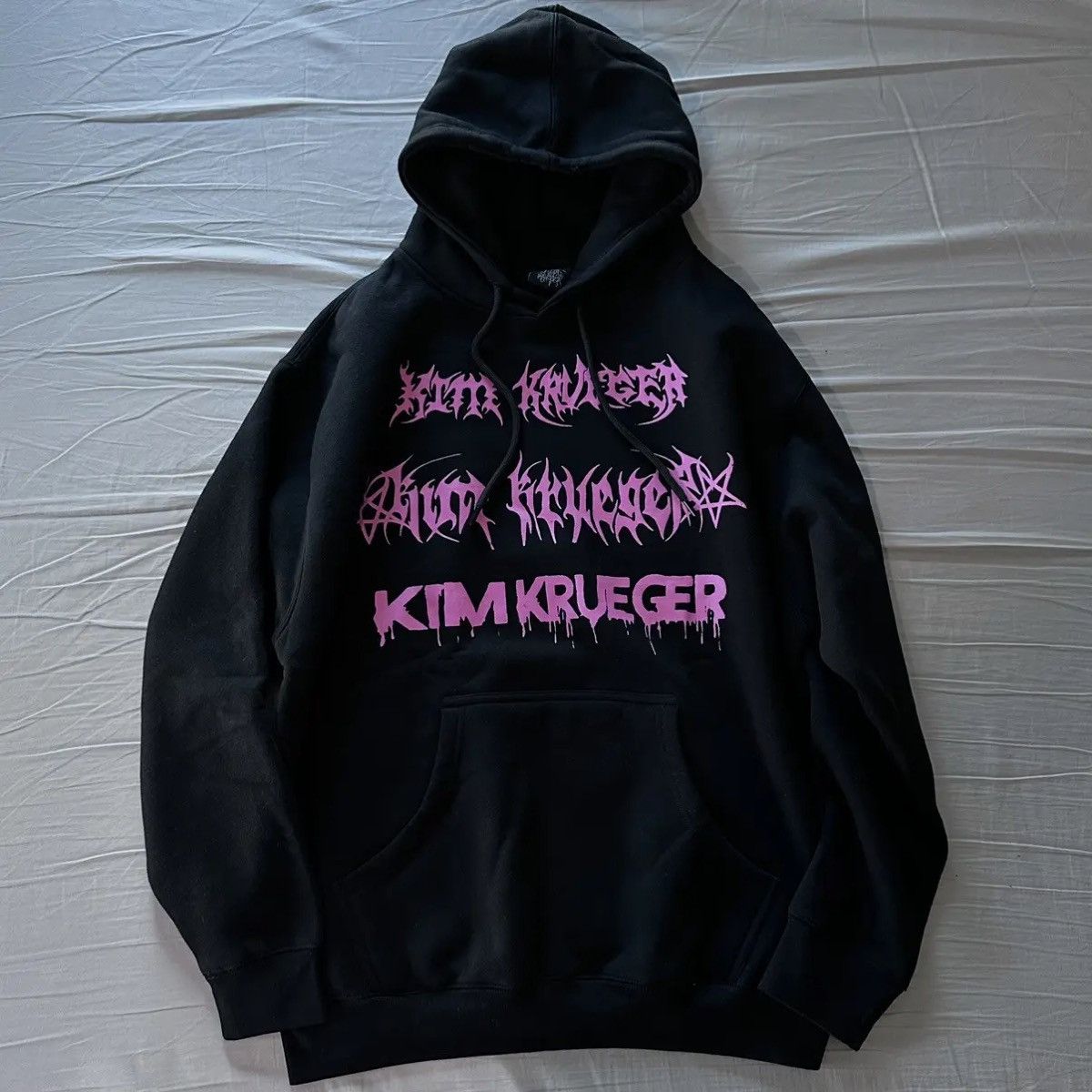 Playboi Carti Kim Krueger Pink Belt Hoodie | Grailed