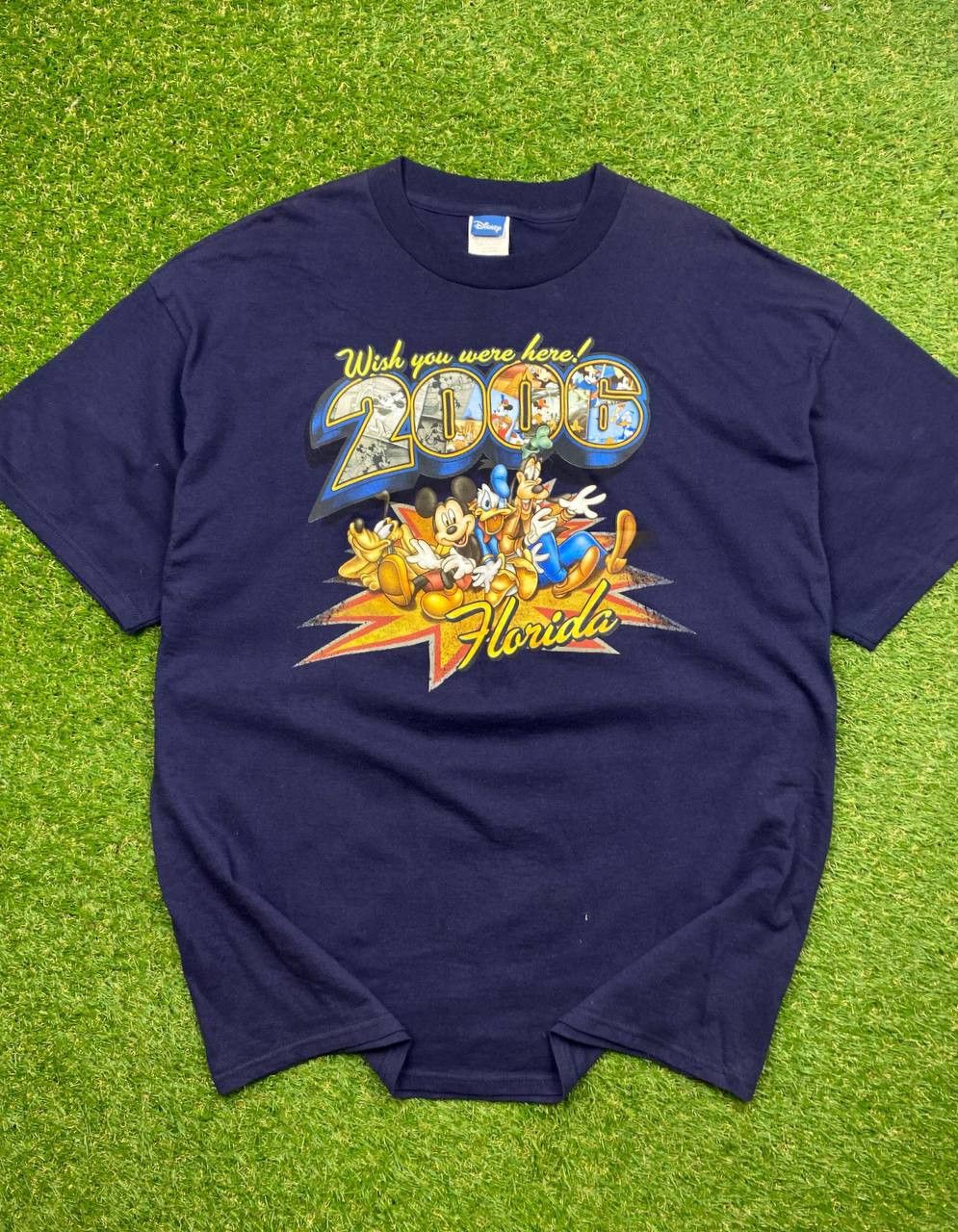 Disney × Mickey Mouse × Vintage Vintage 2006 Disney Wish You Were Here Y2k Graphic Tee Grailed