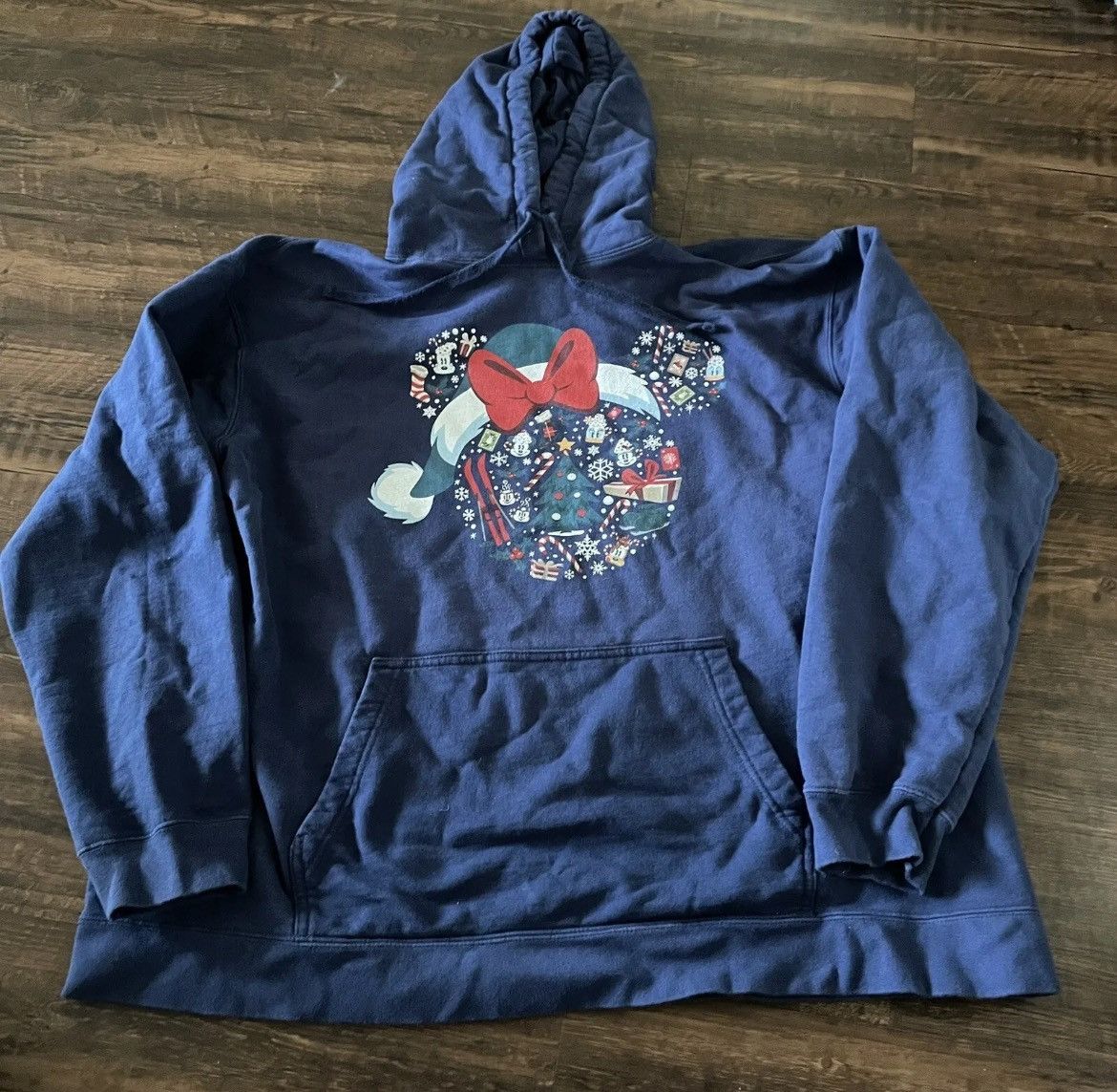 Disney Navy blue Mickey mouse Disney Christmas hoodie | Grailed