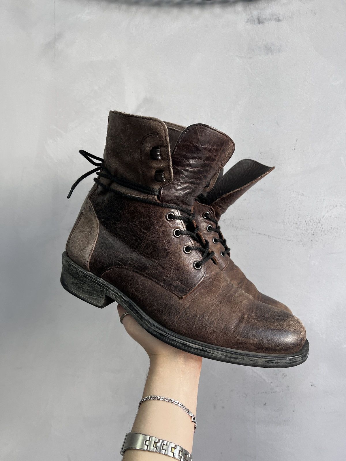 Guidi Guidi style Leather Boots artisan hype avant garde 90s archv ...