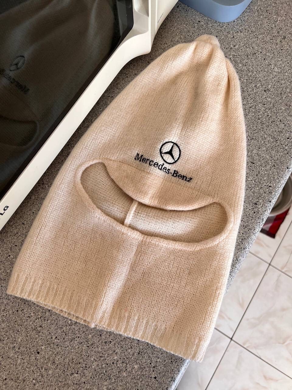Mercedes Benz × Racing × Vintage Mercedes Benz Ski Mask Balaclava Hat ...
