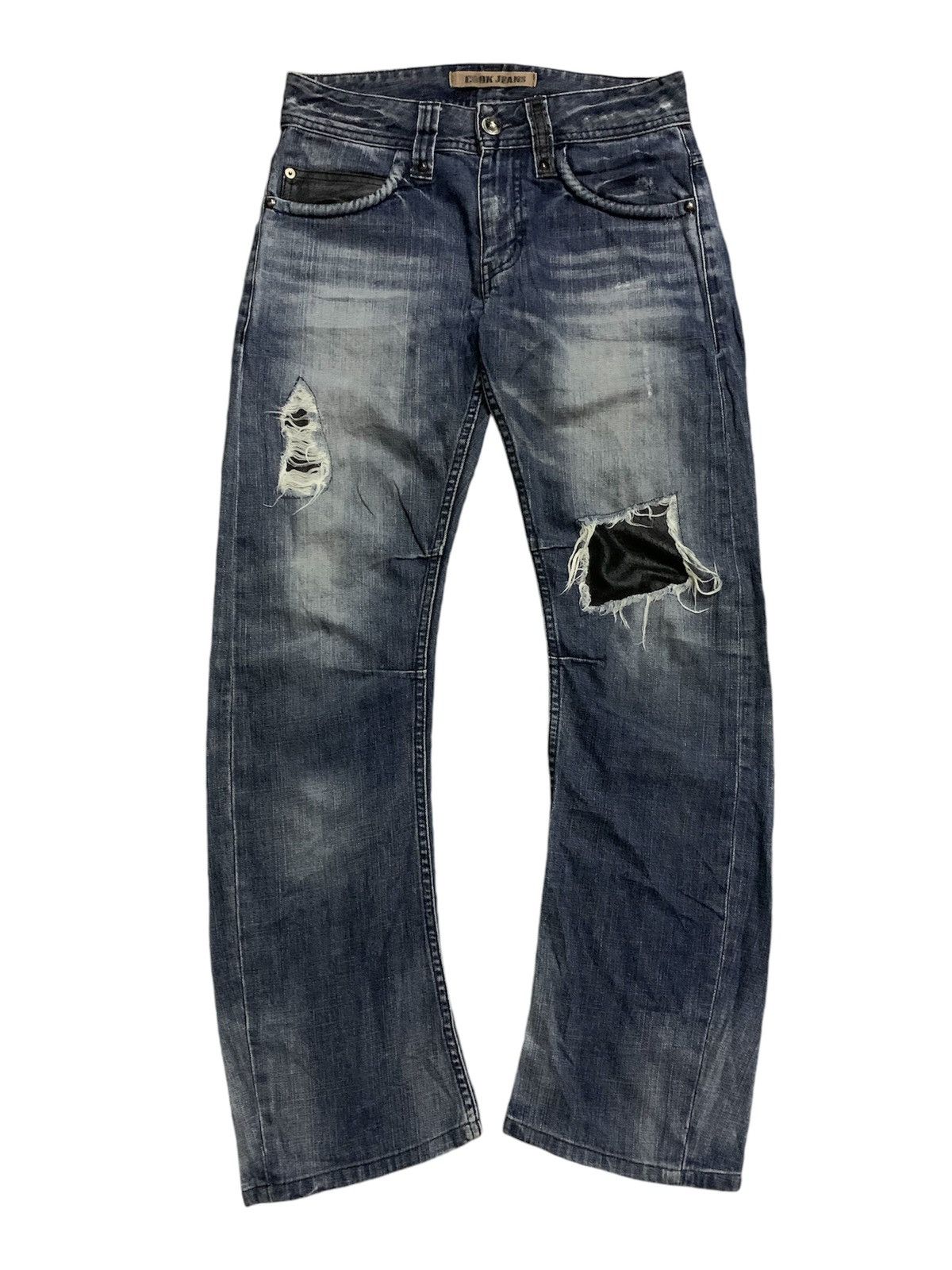 Le Grande Bleu (L.G.B.) 💥Vtg Japanese Cook Jeans Distressed Denim | Grailed