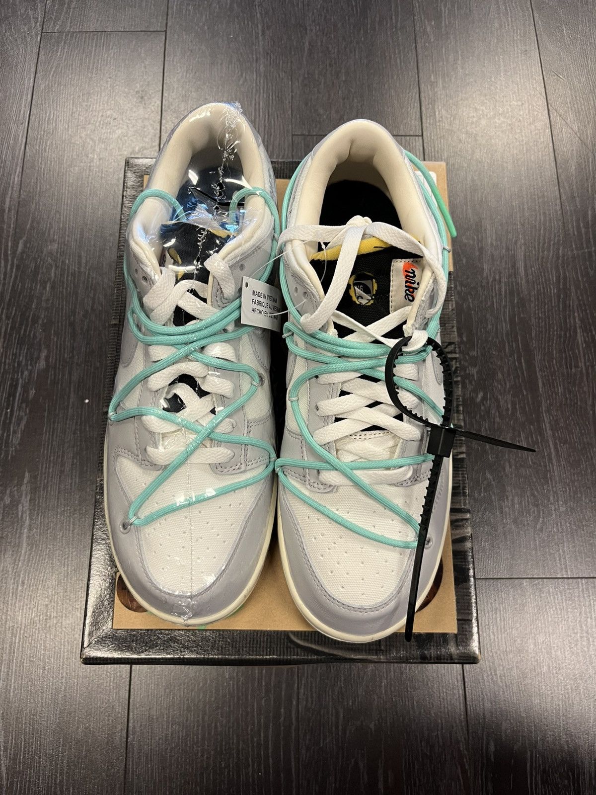 Nike × Off-White Nike Dunk Low Off-White Lot 4 | Grailed
