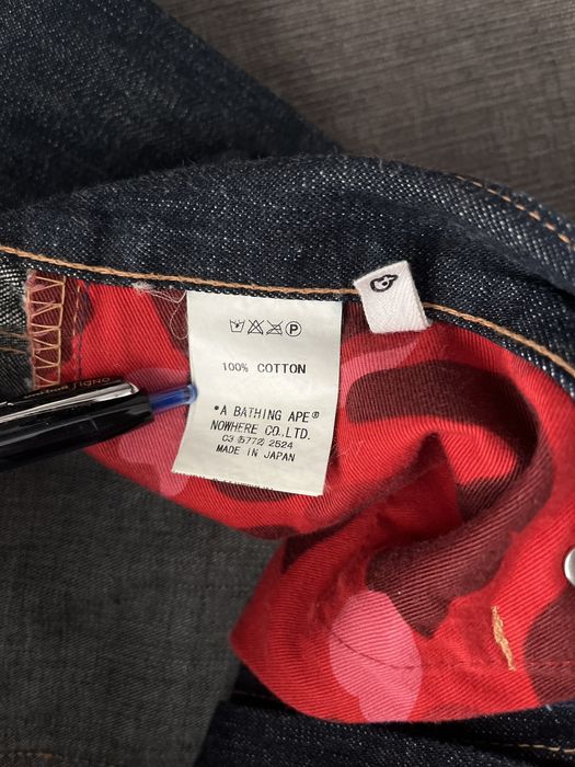 Bape Baby Milo Face Denim | Grailed