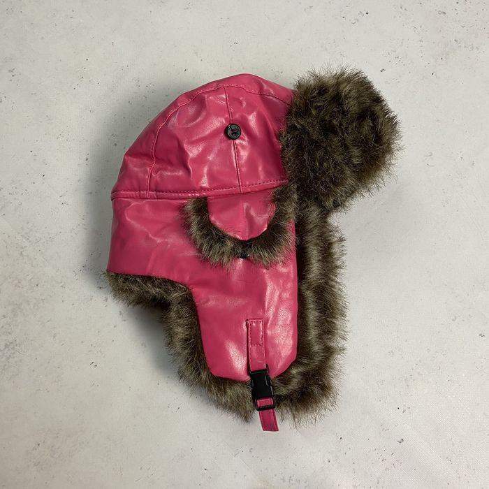 Japanese Brand Lil Peep Style Hat Pink Leather Vintage Cap Y2K Punk ...