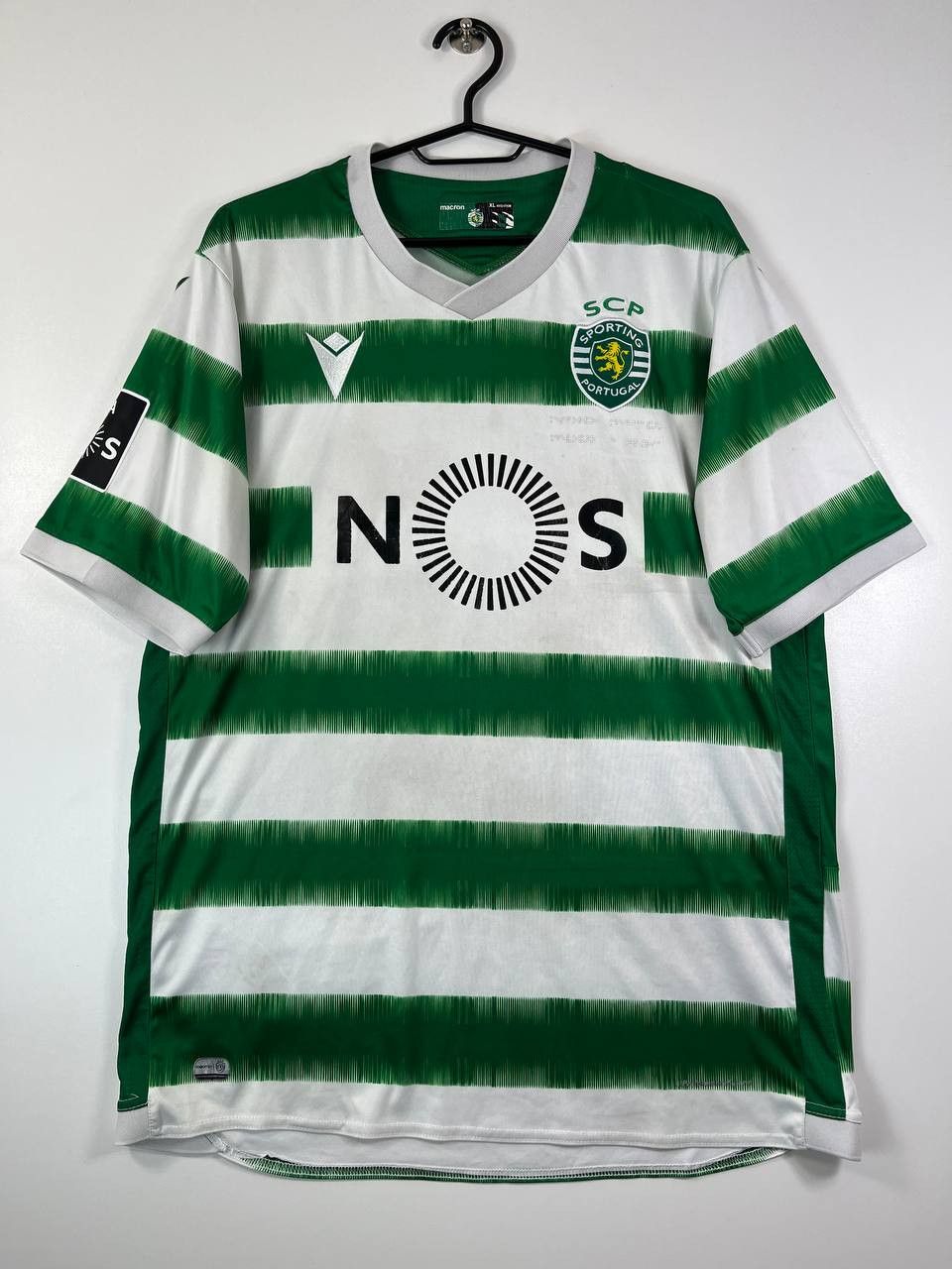Macron Sporting CP 2019 2020 Home Shirt Football Jersey MacronSz XL ...