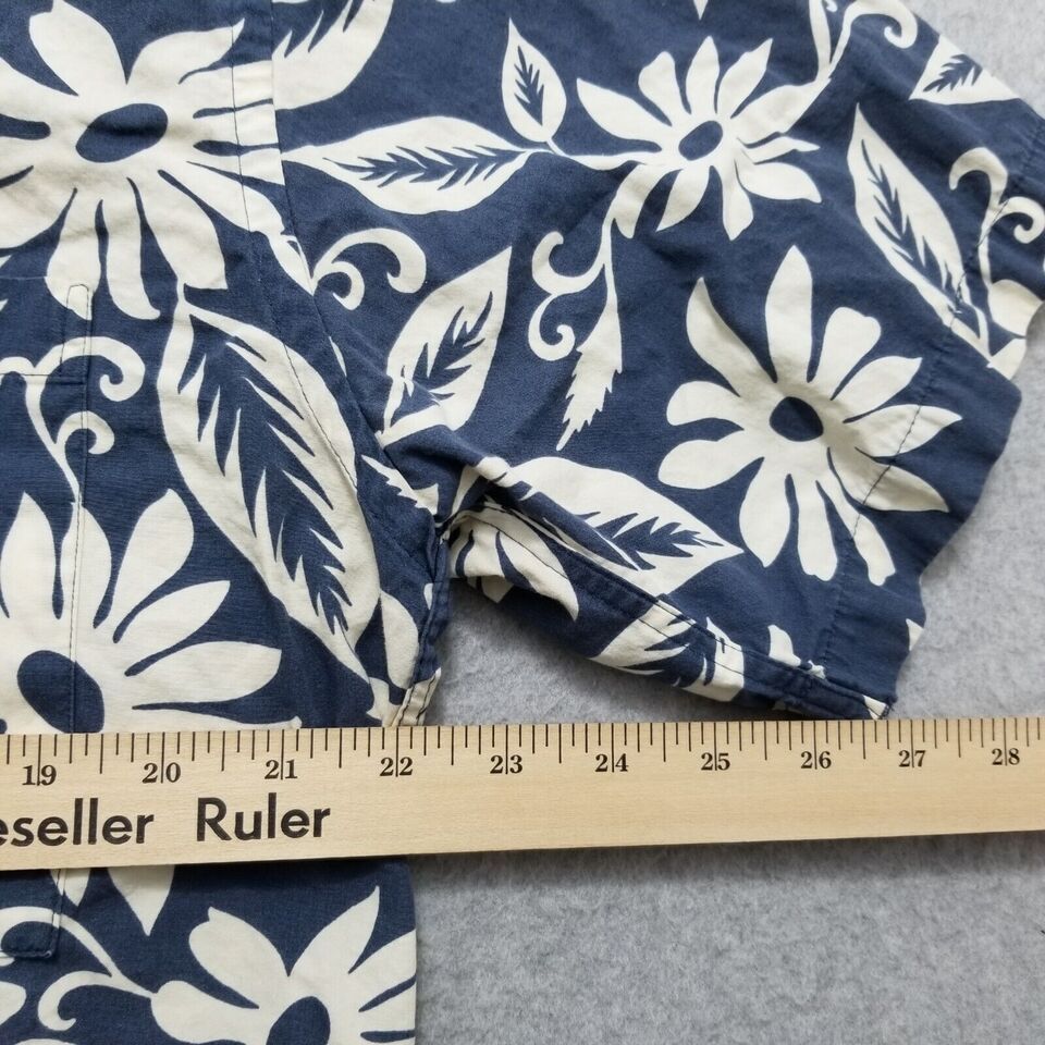 Campia Moda Campia Moda Hawaiian Shirt Men Medium Floral Button Up ...