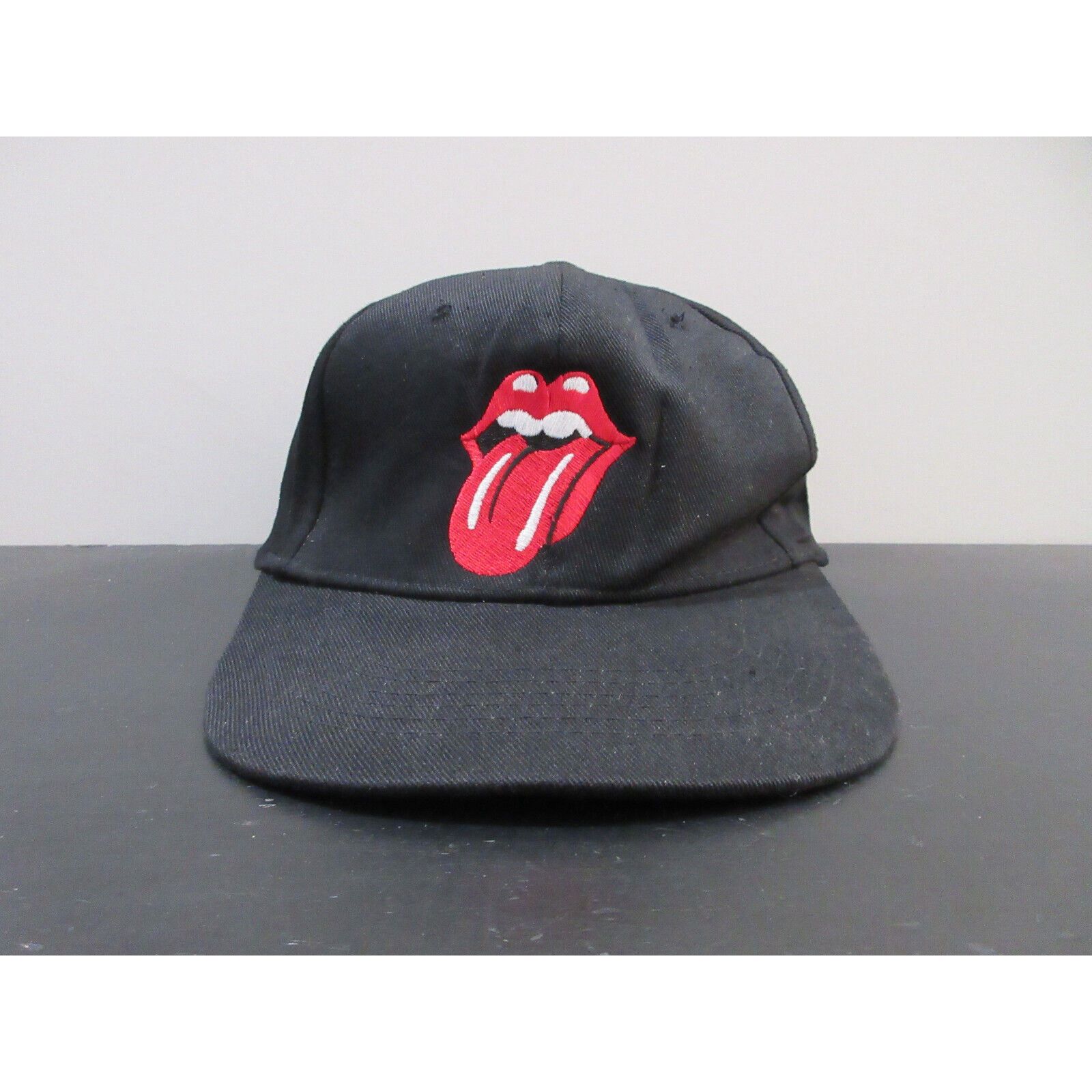 Vintage VINTAGE Rolling Stones Hat Cap Snap Back Black Voodoo Lounge ...