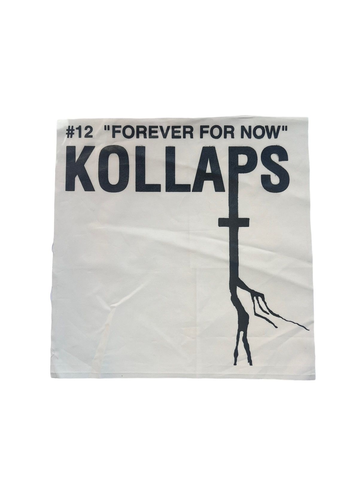 Raf Simons SS02 Kollaps Cloth Print Banner | Grailed