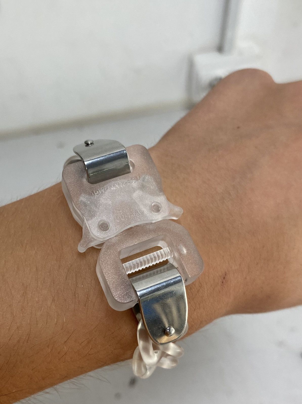 1017 ALYX 9SM × Alyx Alyx transparent bracelet | Grailed